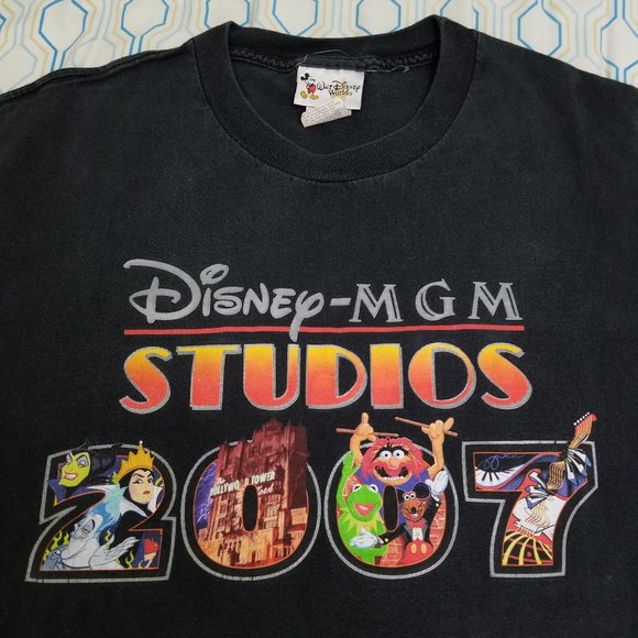 Disney | Shirts | Vintage 207 Disney Mgm Studios T Shirt Villains ...